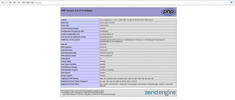 Lighttpd Webserver mit PHP und MySQL auf dem Raspberry Pi2/3 ...